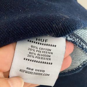 huff world wide | Shirts | Huff Sweatshirt Indigo Mens Size S | Poshmark
